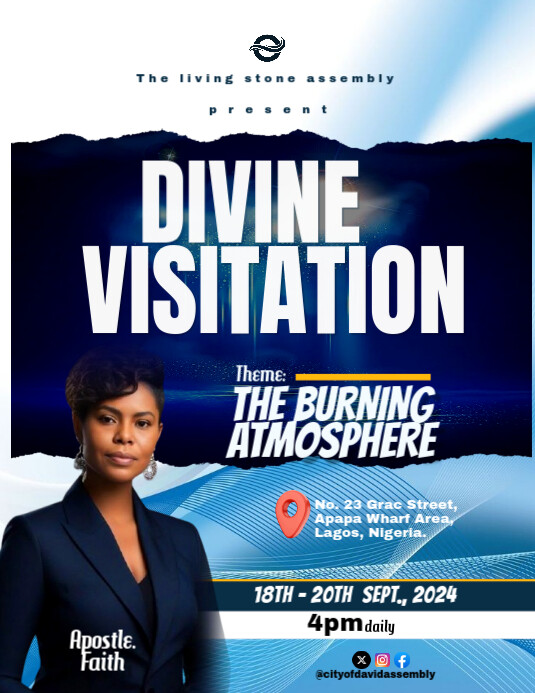 Copy of White Professional Church Flyer (us Letter) | PosterMyWall