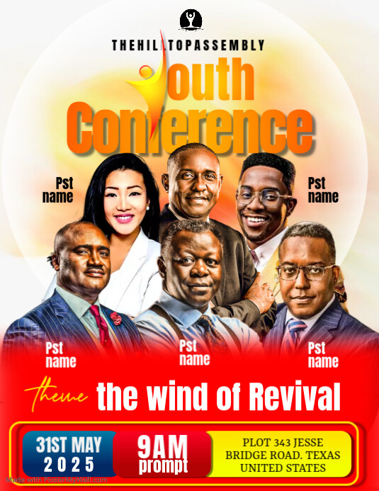 Copy of White Professional Church Flyer (us Letter) | PosterMyWall