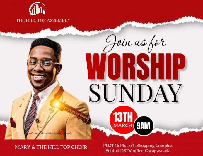 Copy of White Professional Church Flyer Flyer (us Letter) | PosterMyWall