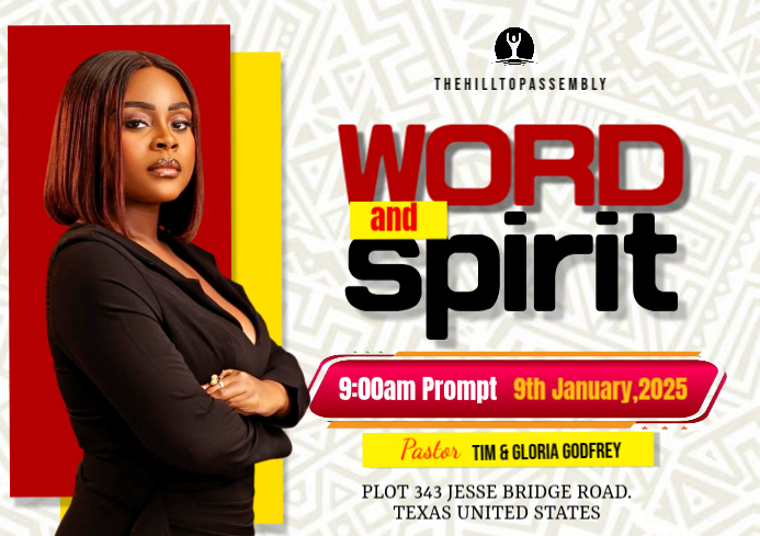 White Professional Church Flyers A4 Template | PosterMyWall