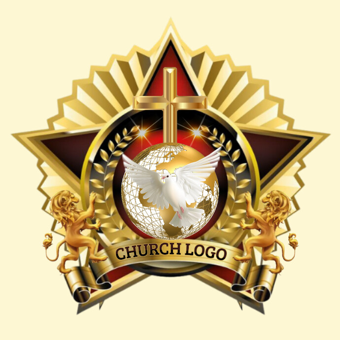 White Professional-church-worship-faith-ministry-cross- Logo Template ...