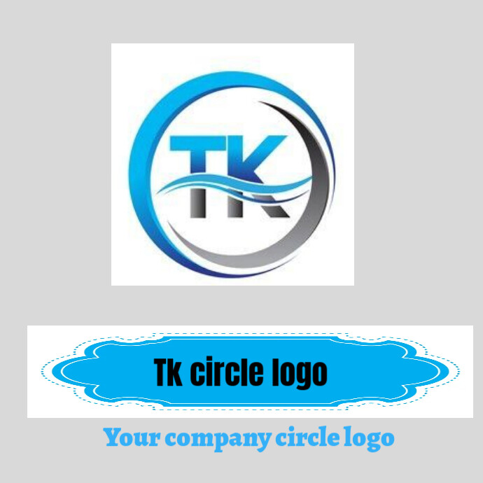 White Professional Circle Logo Templat | PosterMyWall