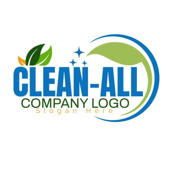 Copy of White Professional Cleaning Company Logo | PosterMyWall
