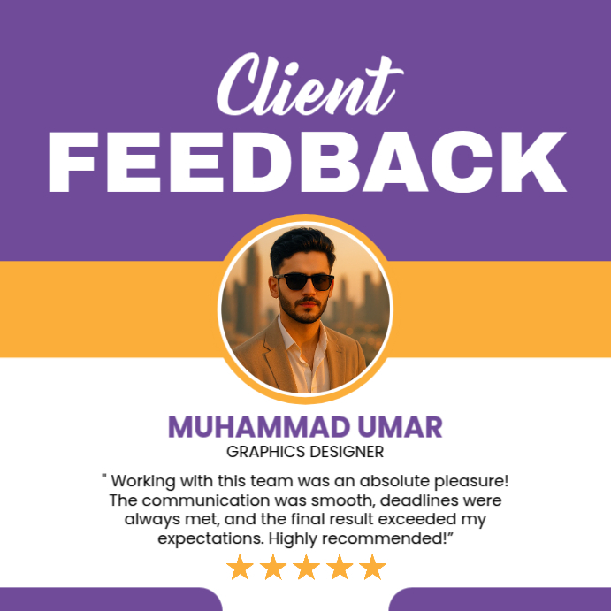 White Professional Client Review Instagram Post Template | PosterMyWall