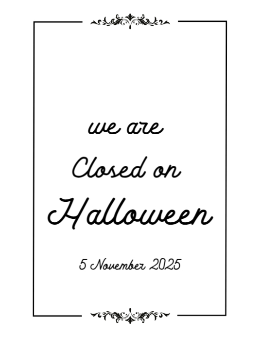 White Professional Closed Halloween Flyer (us Letter) Template ...
