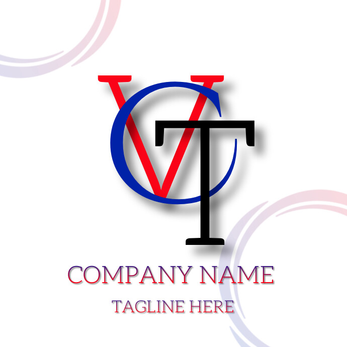 White Professional Colourful Company Logo Template | PosterMyWall