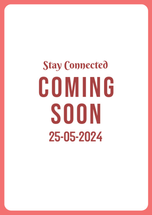 White Professional Coming Soon A4 Template | PosterMyWall