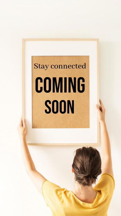 White Professional Coming Soon Announcement Template | PosterMyWall