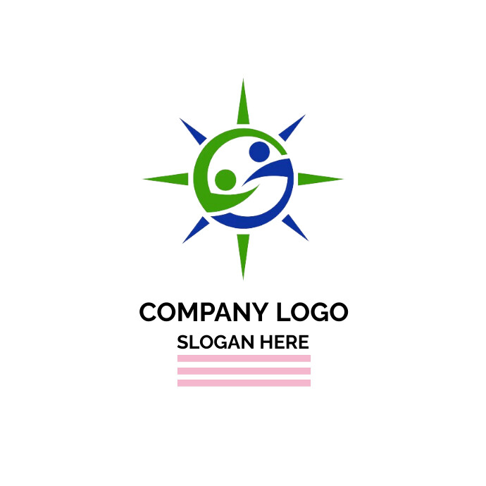 White Professional Company Logo Logo Template | PosterMyWall