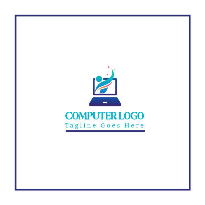 White Professional Computer Logo, Professional Computer Logo, It Logo ...