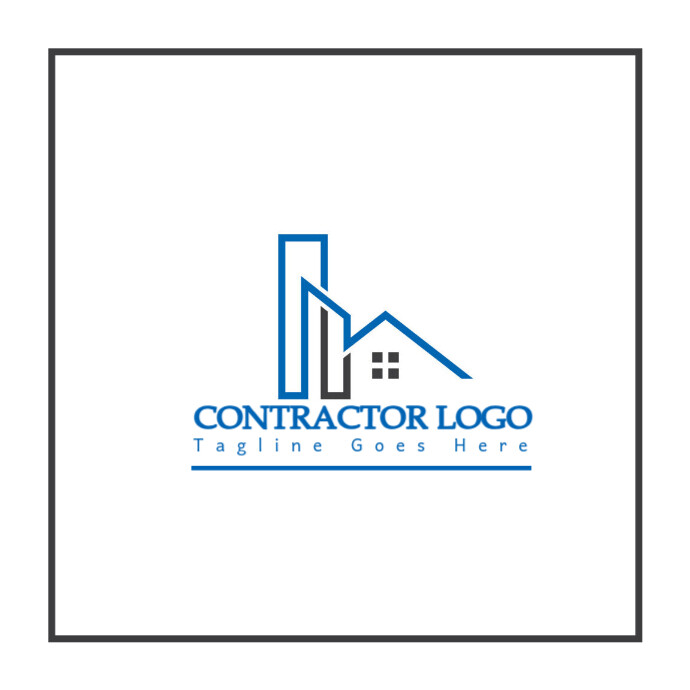 White Professional Construction Logo, Construction Logo, Home ...