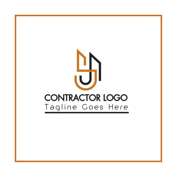 White Professional Contractor Logo, Contractor Logo, Construction Logo ...