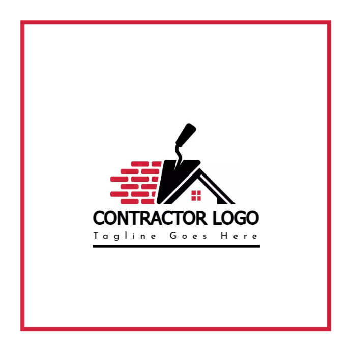 Copy of White Professional Contractor Logo, Contractor Logo, Contractor ...