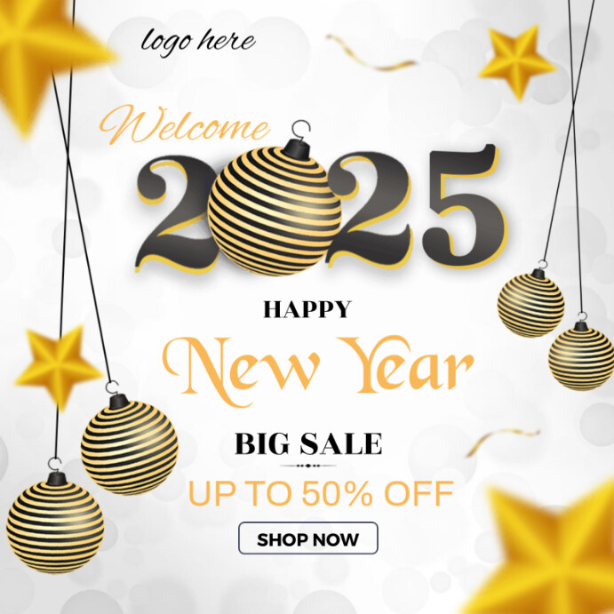White Professional Creative 2025 Flyer Design Instagram Post Template ...