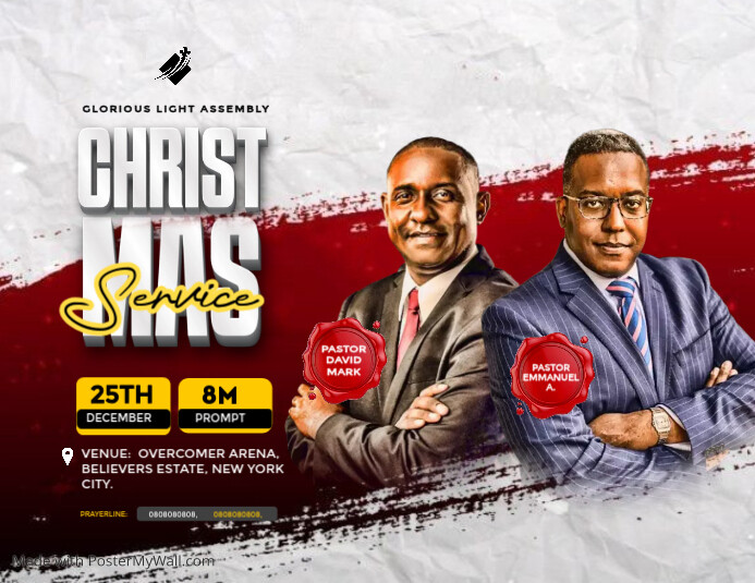 White Professional Crossover Church Flyer/ Crossover Design, Christmas ...