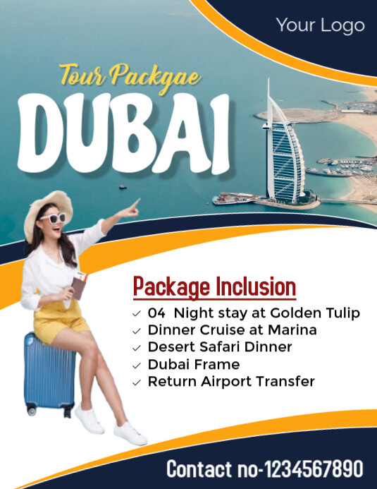 Copy of White Professional Dubai Flyer (us Letter) | PosterMyWall