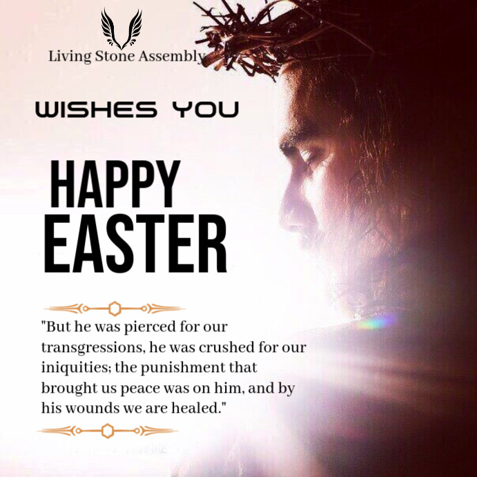 White Professional Easter Instagram Post Template | PosterMyWall