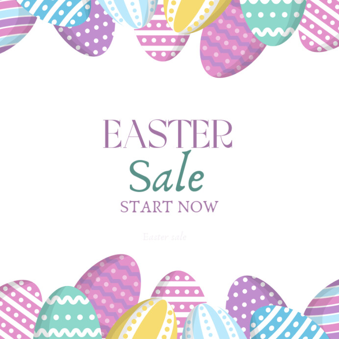 Copy of White Professional Easter Sale Instagram Post | PosterMyWall