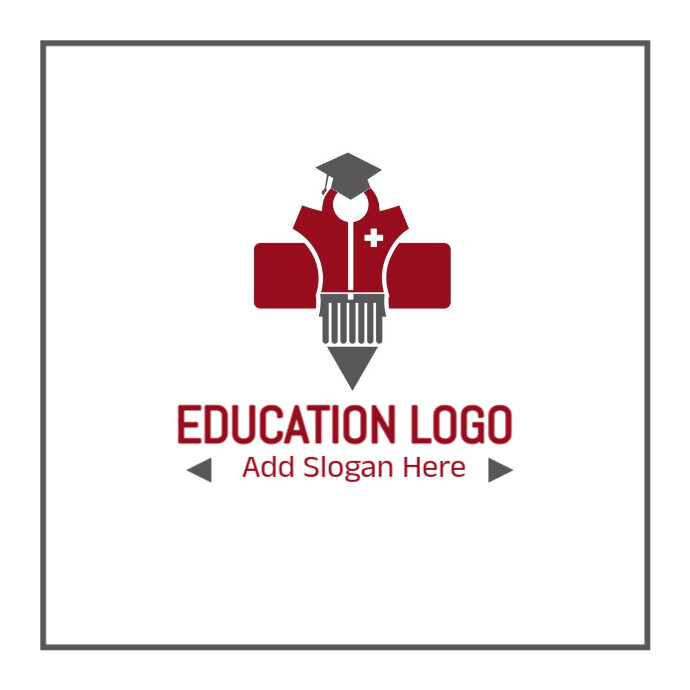 White Professional Educational Logo, Educational Logo, Education Logo ...