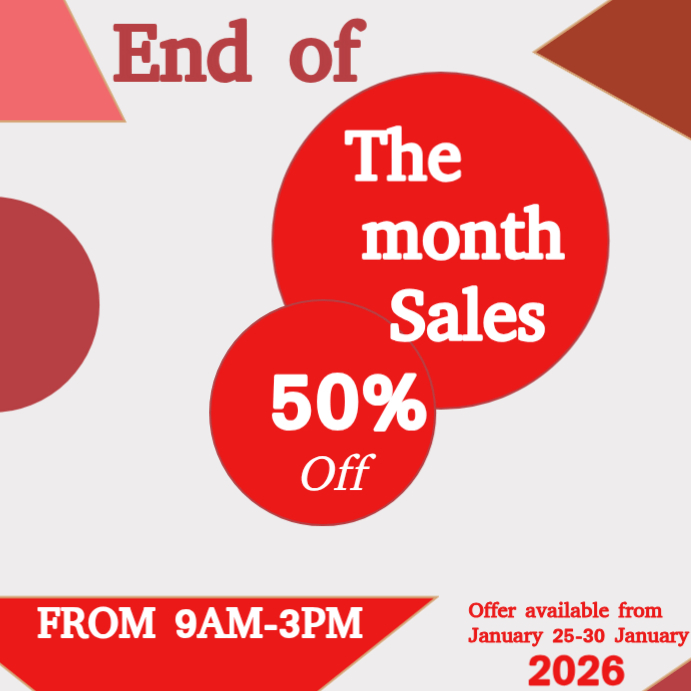 White Professional End Of The Month Instagram Post Template | PosterMyWall