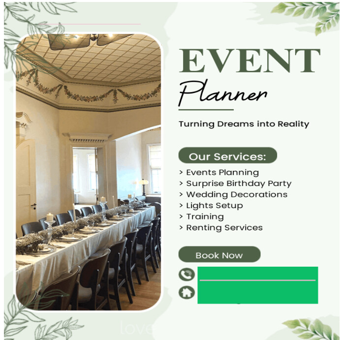 Copy of White Professional Event Planner Design Instagram Post ...