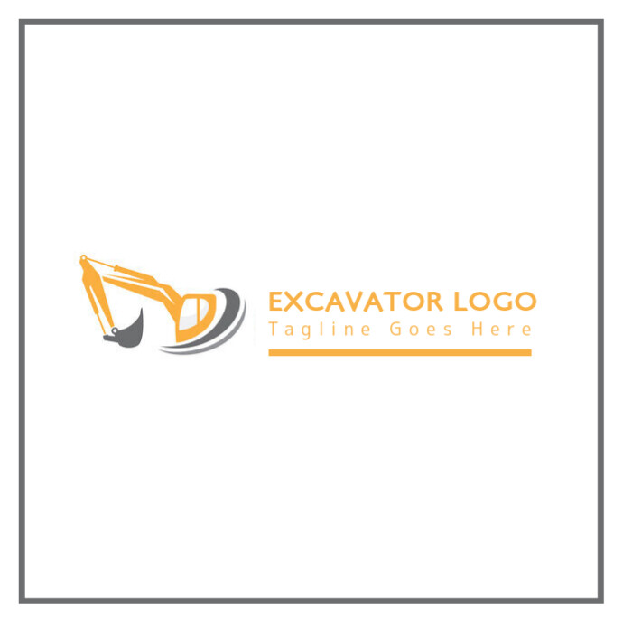 Copy of White Professional Excavation Logo, Excavation Logo, Excavator ...