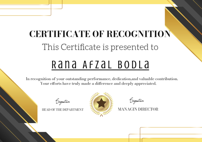 White Professional Excellence Certificate A5 Template | PosterMyWall