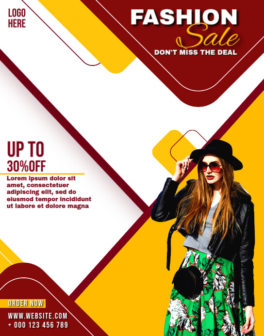 White Professional Fashion Poster/wallboard Template | PosterMyWall