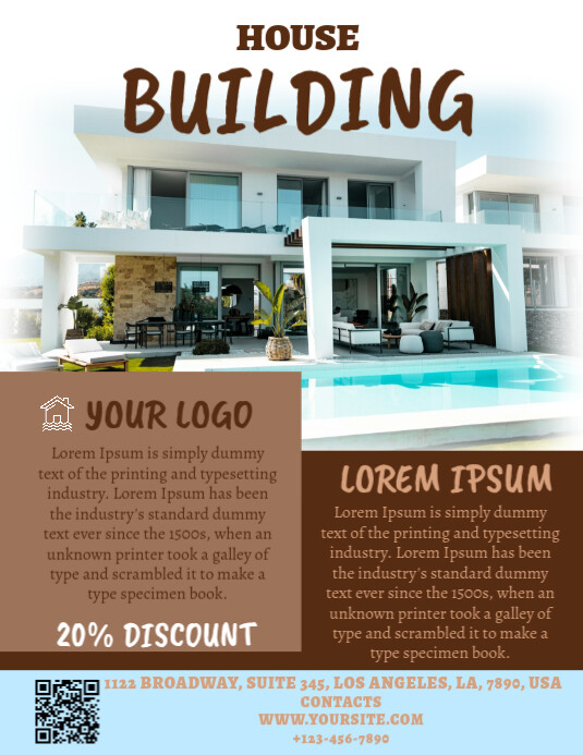 White Professional Flyer (us Letter) Template | PosterMyWall