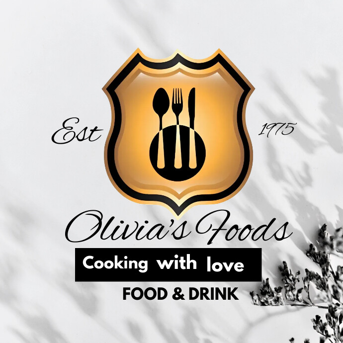 Plantilla de White Professional Food Logo Design Logo | PosterMyWall