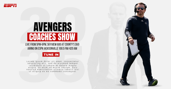 White Professional Football Coaches Show Facebook Shared Image Template ...