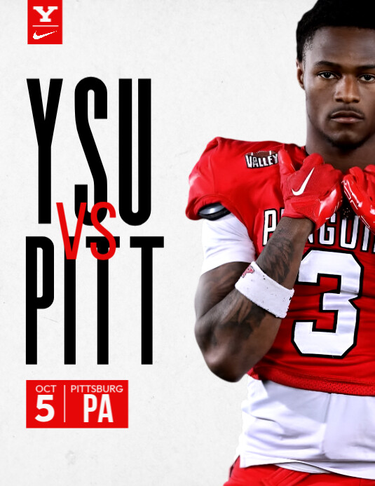 White Professional Football Gameday Flyer (us Letter) Template ...