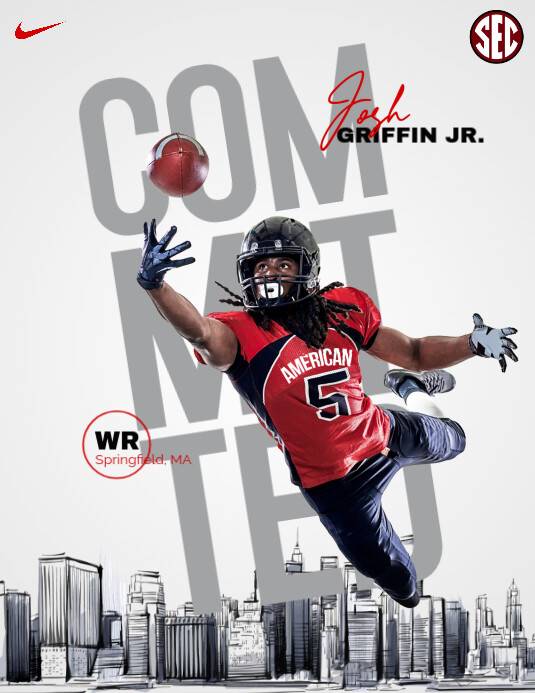 Copy of White Professional Football Gameday Flyer (us Letter ...