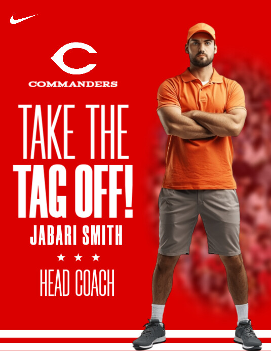 White Professional Football Gameday Flyer (us Letter) Template ...