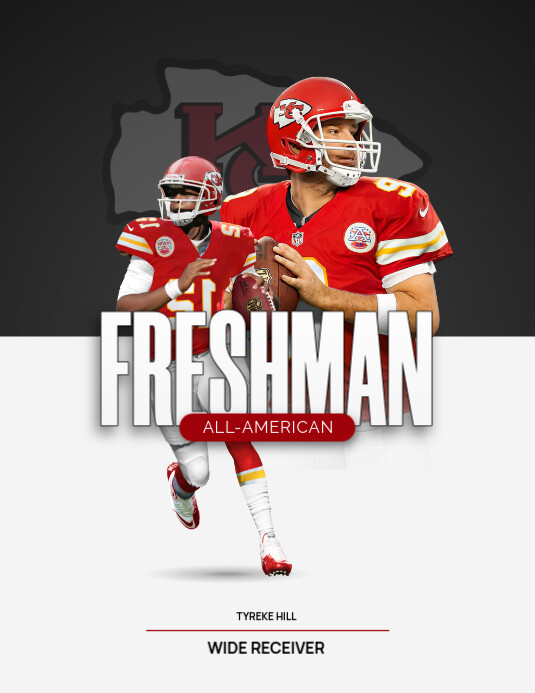 Copy of White Professional Football Gameday Flyer (us Letter ...