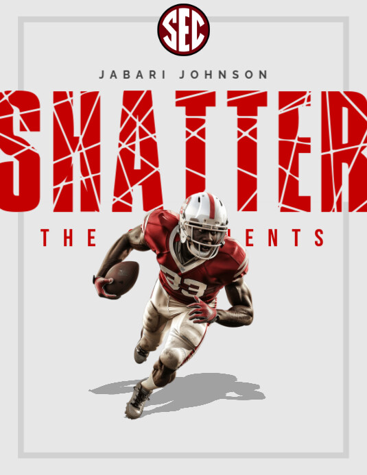 Copy of White Professional Football Gameday Flyer (us Letter ...