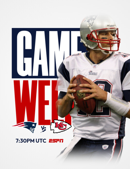Copy of White Professional Football Gameday Flyer (us Letter ...