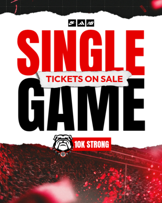 White Professional Football Gameday Ticket Sale Instagram Portrait ...