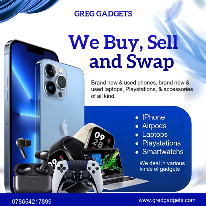 Copy of White Professional Gadgets Instagram Post | PosterMyWall