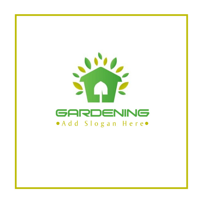 White Professional Gardening Logo, Gardening Logo, Maintenance Logo ...