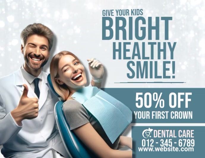 Copy of White Professional Gave Healthy Smile Flyer (us Letter ...