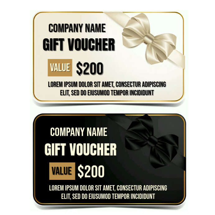 Plantilla de White Professional Gift Voucher Instagram Post | PosterMyWall