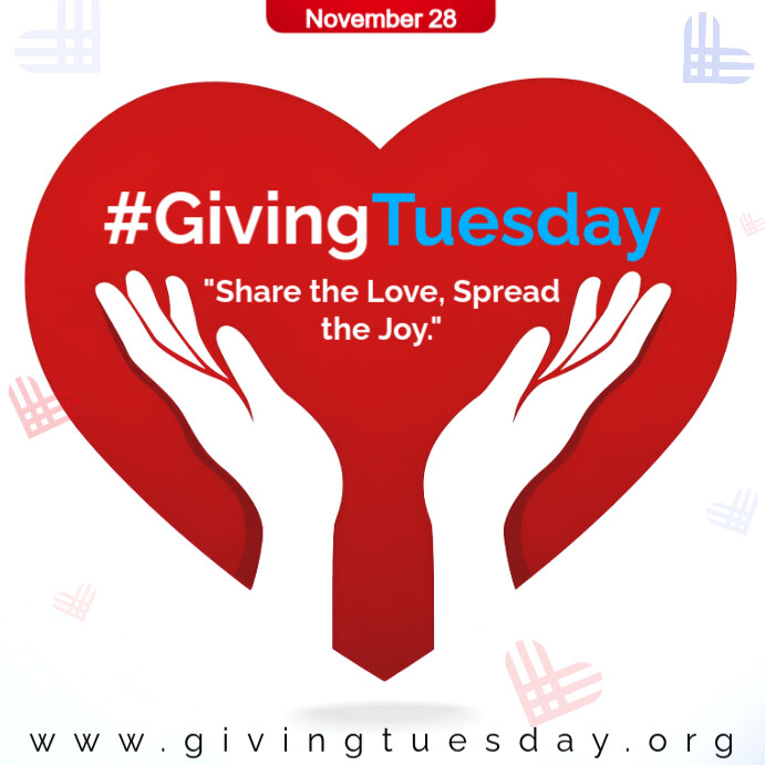 White Professional Giving Tuesday Instagram Post Template | PosterMyWall