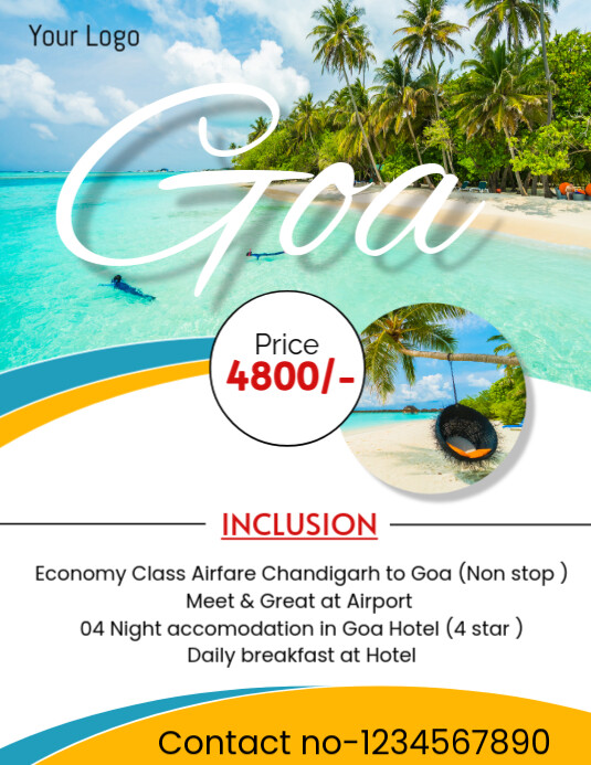 Copy of White Professional Goa Flyer (us Letter) | PosterMyWall