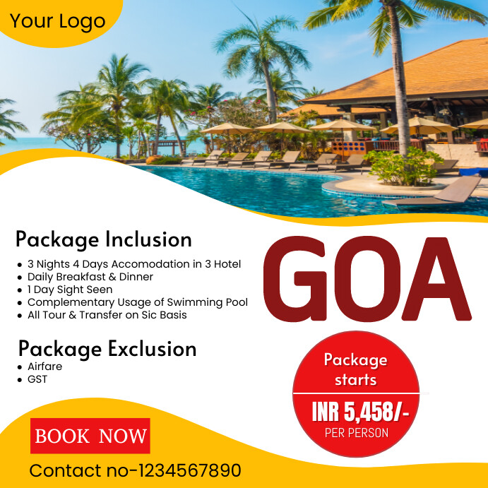 Plantilla de White Professional Goa Instagram Post | PosterMyWall