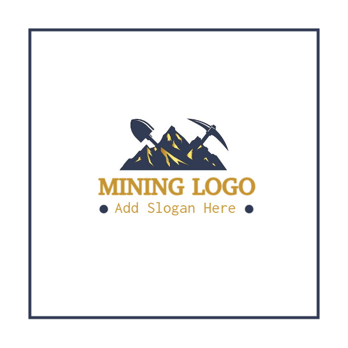 Copy of White Professional Gold Mining Logo, Gold Mining Logo, Smart ...