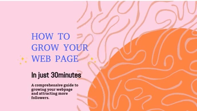 White Professional Grow Your Page Fast Youtube Thumbnail | Animated ...