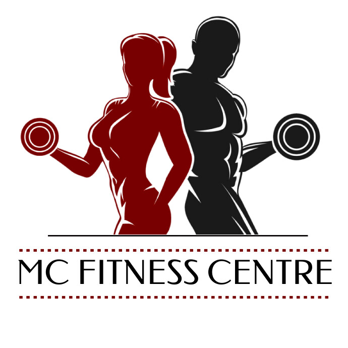 Modèle White Professional Gym Logo | PosterMyWall