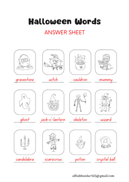 White Professional Halloween Kids Activities A4 Template | PosterMyWall