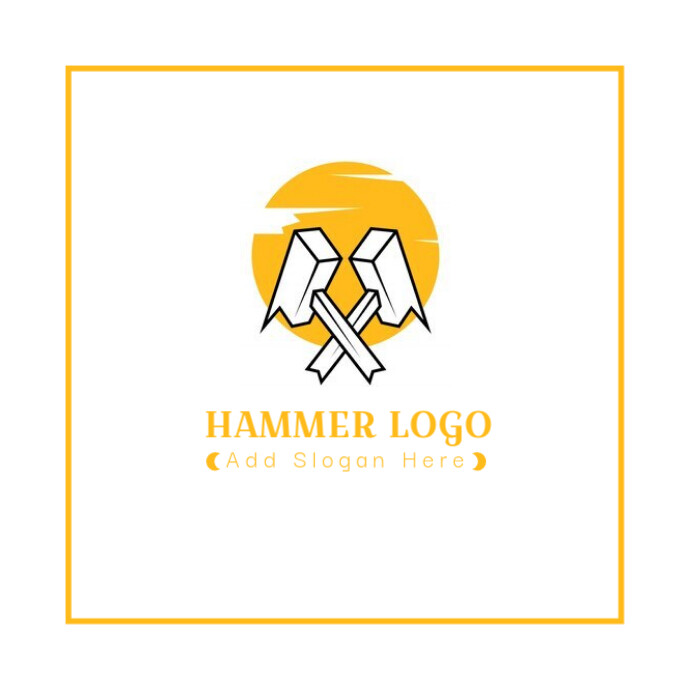 Plantilla de White Professional Hammer Logo, Hammer Logo, Hammer Logo ...